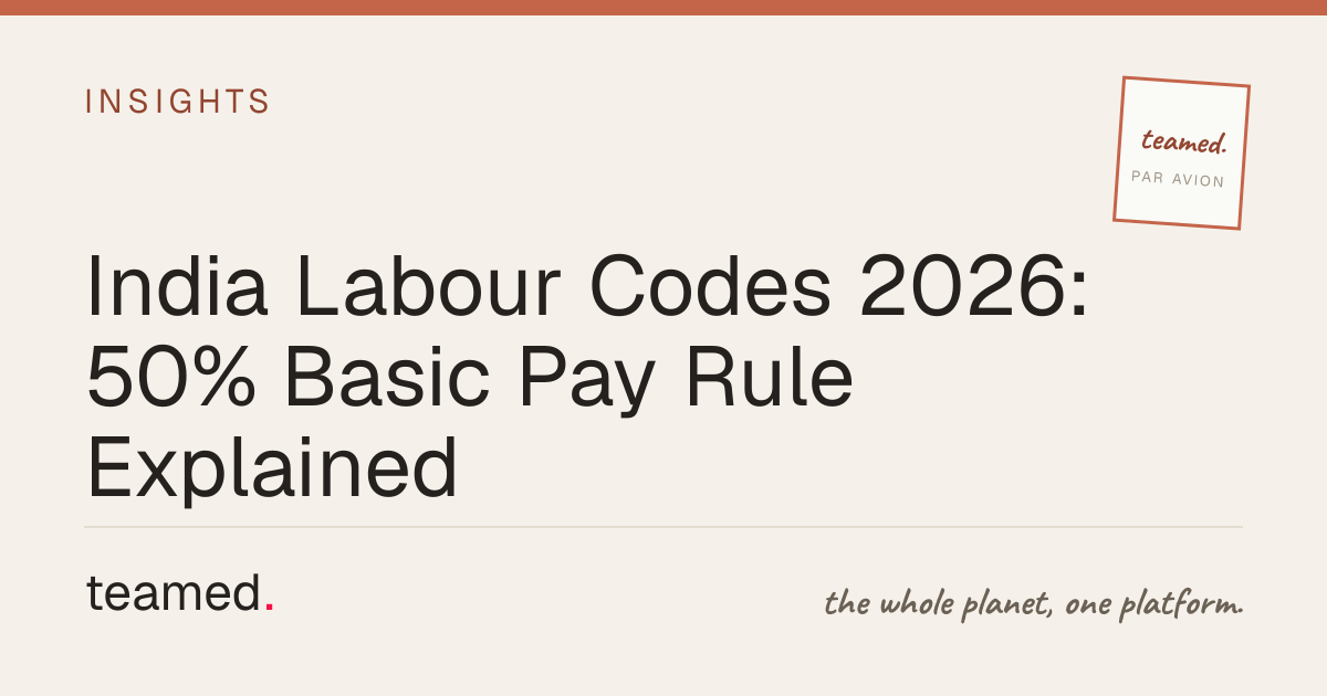 India Labour Codes 2026: 50% Basic Pay Rule Explained | teamed.